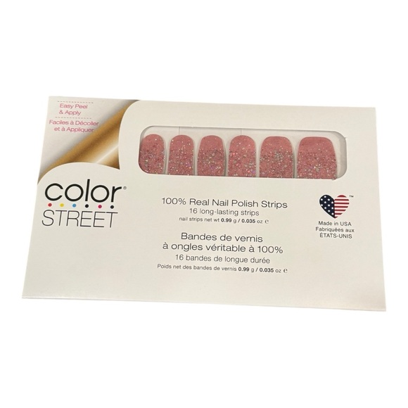 Color Street | Makeup | Color Street Midnight Kiss Pink Silver Glitter ...